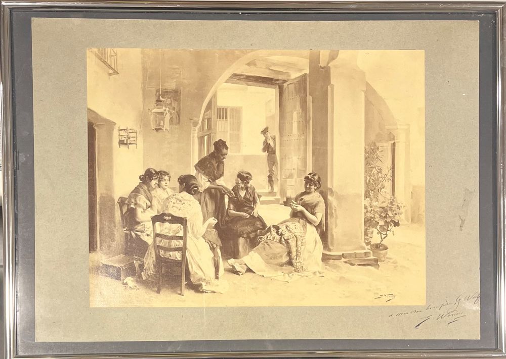 Jules Worrus (1832-1914) Fotographie Handsigniert | Kaufen auf Ricardo