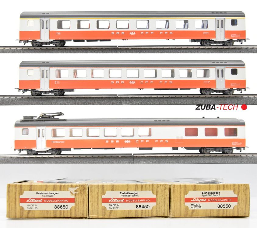 Liliput 3x Personenwagen EW III Swiss Express SBB H0 GS OVP (Gebraucht) in St. Gallen für CHF 60 ...