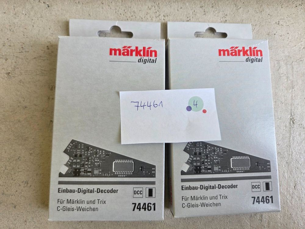 Märklin Einbau-Digital-Decoder 74461 (4) - 2 Stk. (Gebraucht) in ...