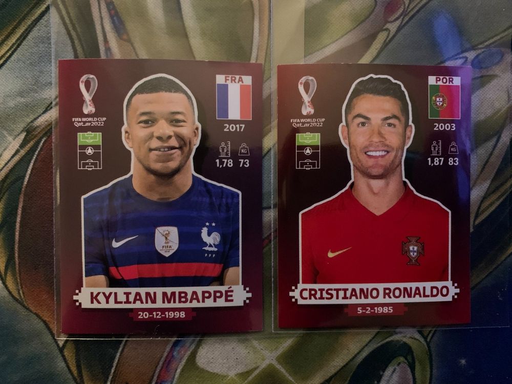 Panini WM Mbappe / Ronaldo Sticker als Duo (Neu (gemäss Beschreibung)) in St. Gallen für CHF 2 ...