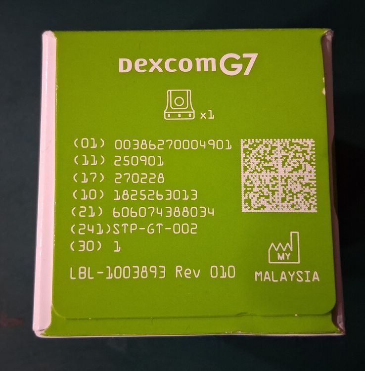 Capteur de surveillance continue du glucose Dexcom G7 (Neu und ...