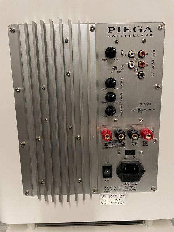 PIEGA PS1 High End Subwoofer (Gebraucht) in Wetzikon ZH für CHF 700 ...