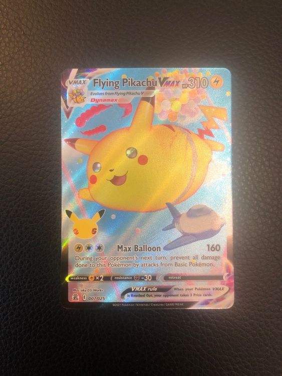 Celebrations Flying Pikachu Vmax 25th anniversary Ab 1 | Kaufen auf Ricardo