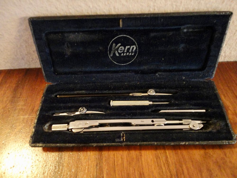 Kern AARAU Zeichenzirkel Set, Vintage, Komplett! (Gebraucht) in WÄDENSWIL für CHF 15 – mit ...