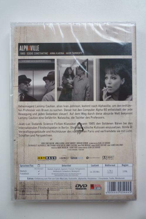 Alphaville - Sci-Fi/Noir Klassiker 1965 von Jean-Luc Godard (Neu und ...
