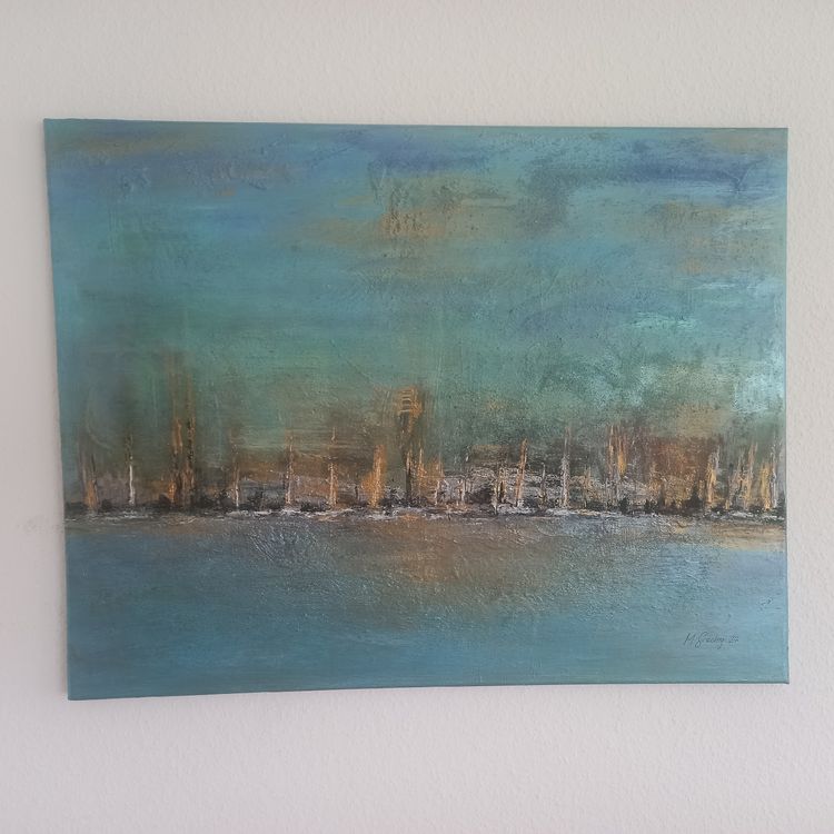 Acryl-Bild handgemalt, auf Leinwand. (Neu und originalverpackt) in Meggen für CHF 400 – nur ...