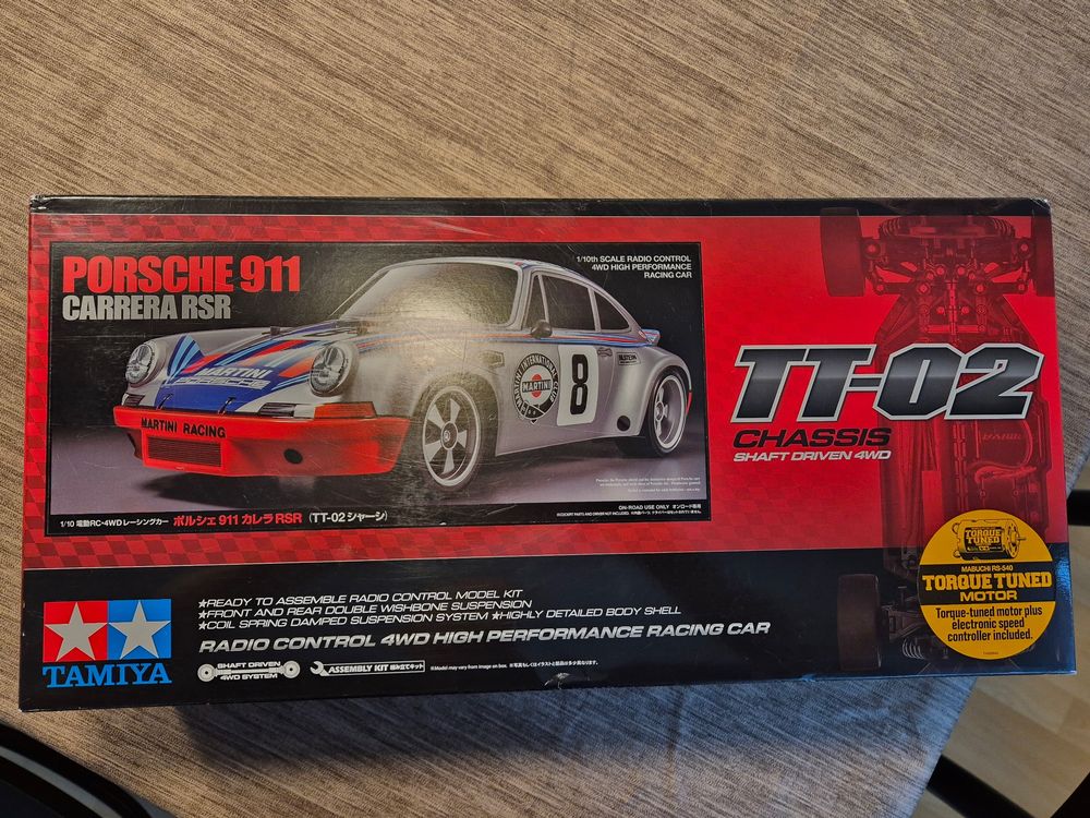 Tamiya Porsche 911 Carrera RS TT02 | Kaufen auf Ricardo