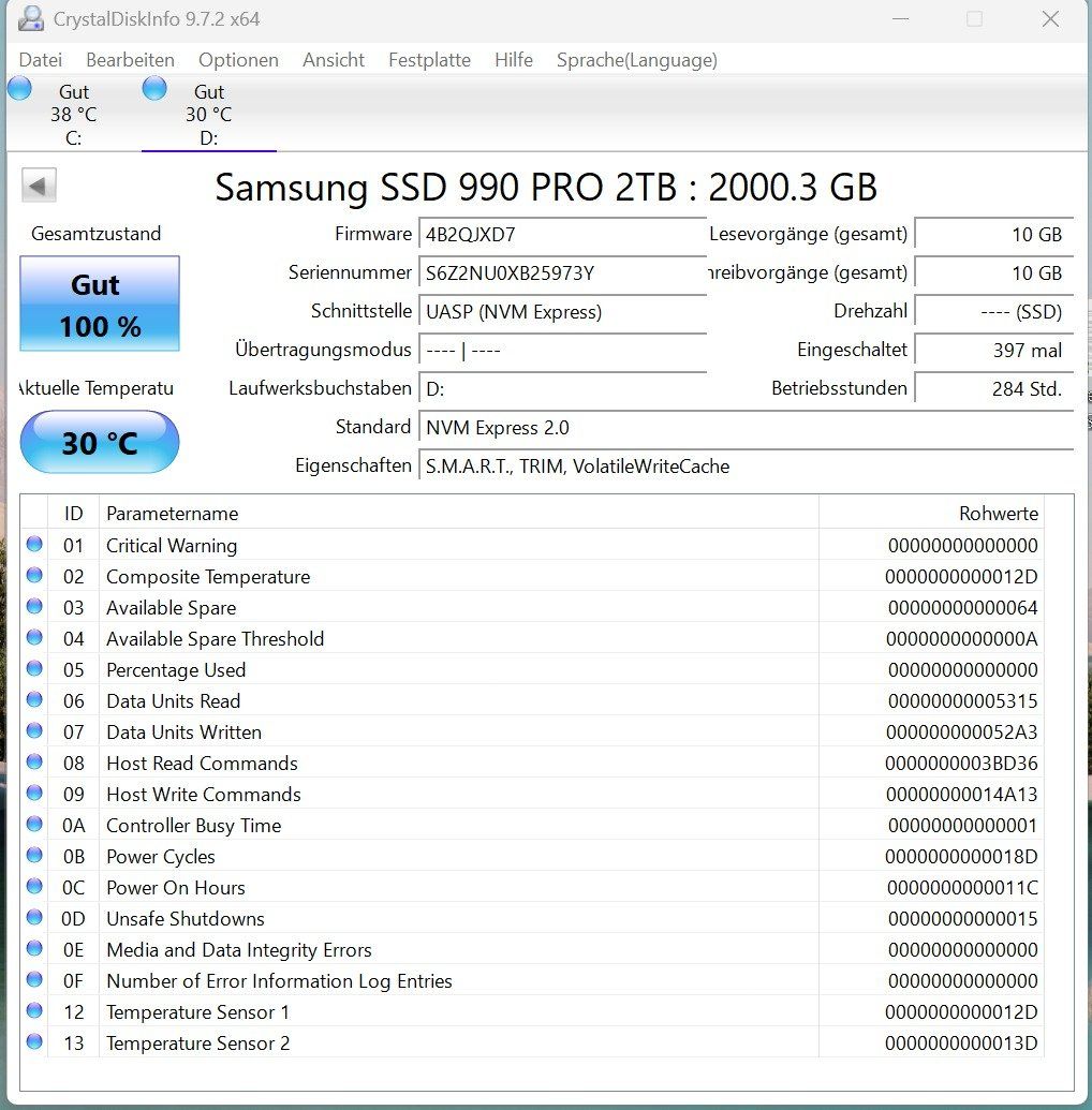 Samsung 990 Pro 2000 GB, M.2 2280 Occasion! 💥 AB 99.- (Gebraucht) in ...