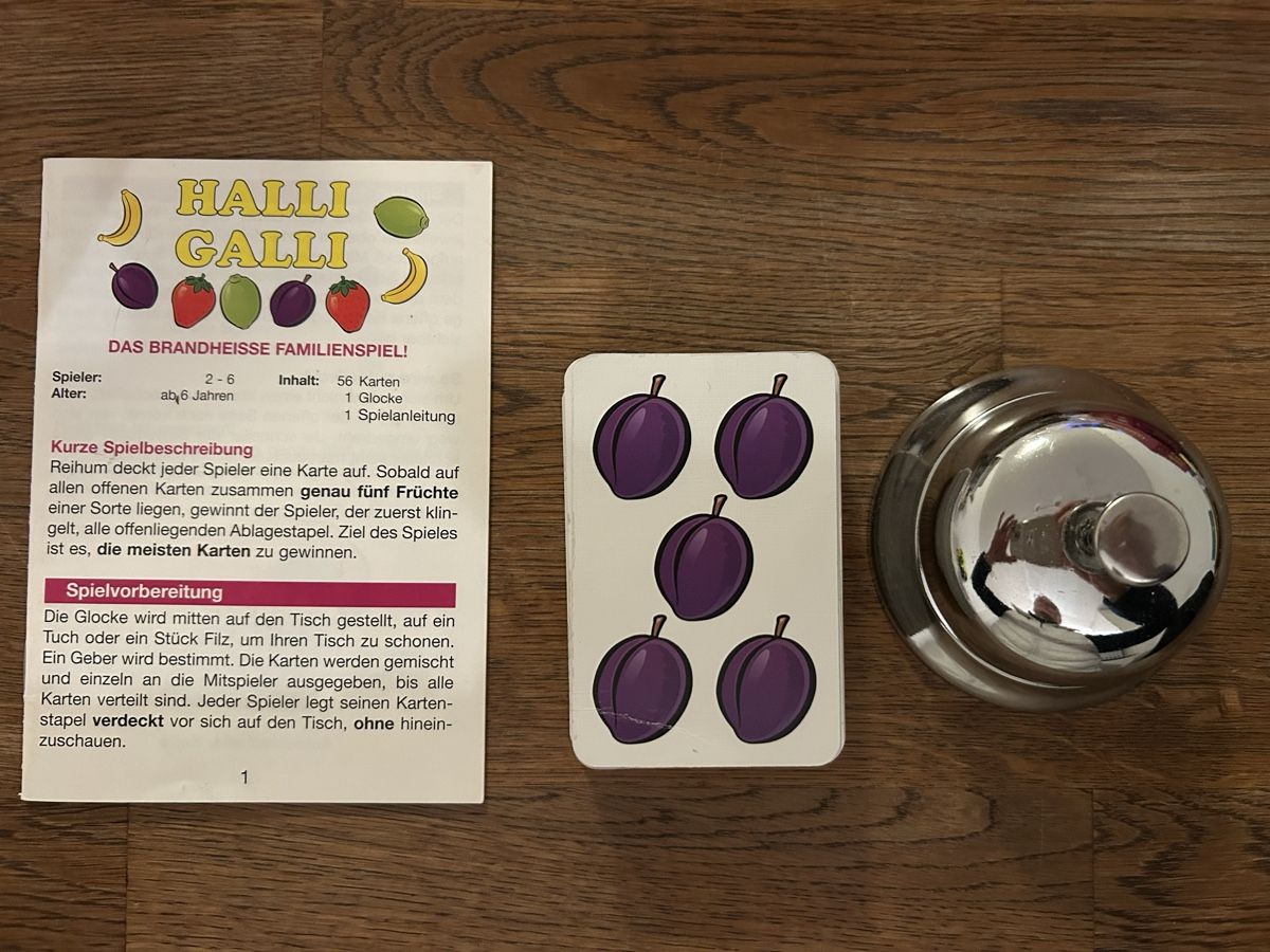 Halli Galli Familienspiel, komplett und lustig! Top (Gebraucht) in ...