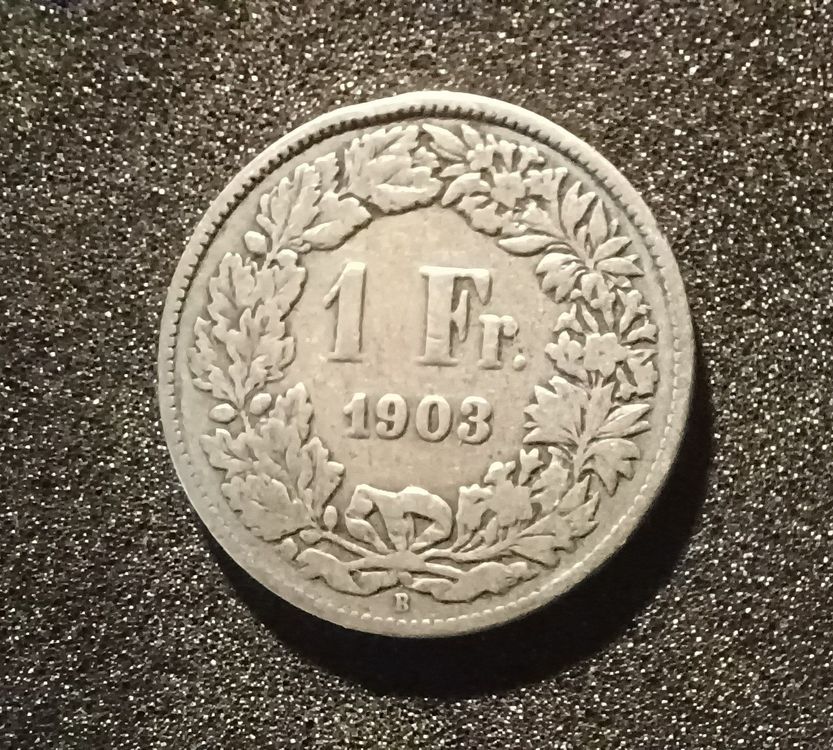 Silber Münze 1 Franken 1903 | Kaufen auf Ricardo