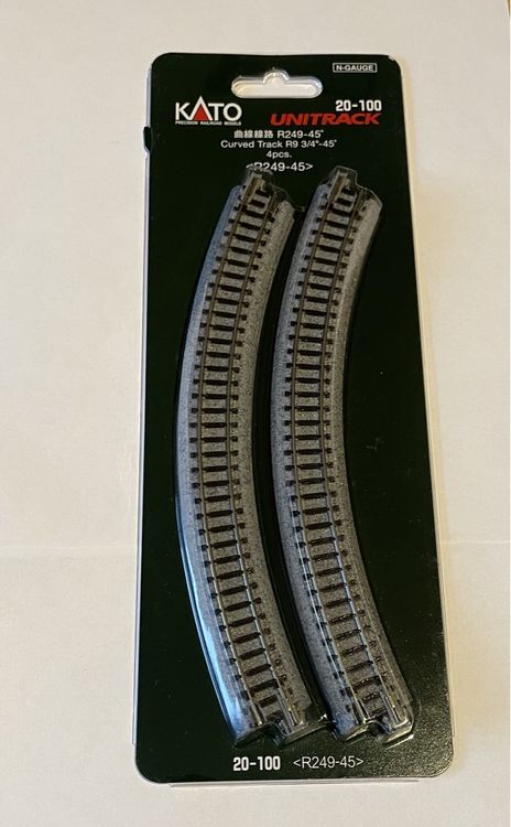 Kato Unitrack Kurve R249 (Neu und originalverpackt) in Kleinandelfingen ...