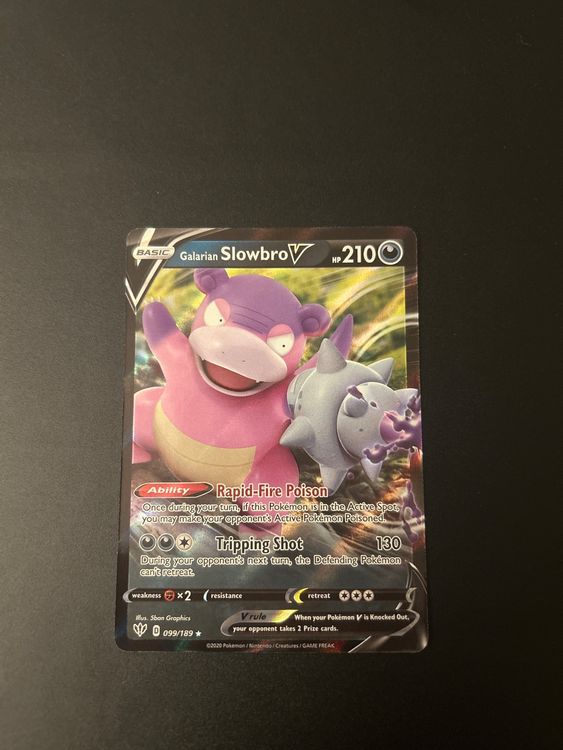 Galarian Slowbro V / Nr. 099/189 / EN | Kaufen auf Ricardo