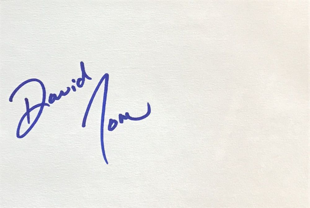 David Tom 1978- Autogramm signiert Karte 10x15cm (Gebraucht) in Bischofszell für CHF 7.8 – mit ...