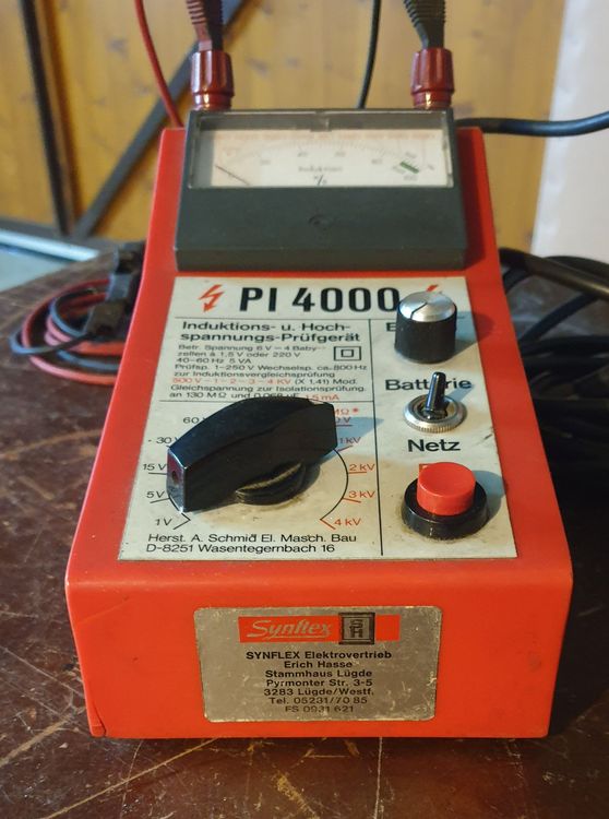 Induktions- und Hochspannungsprüfgerät PI 4000 (Gebraucht) in Brig für ...