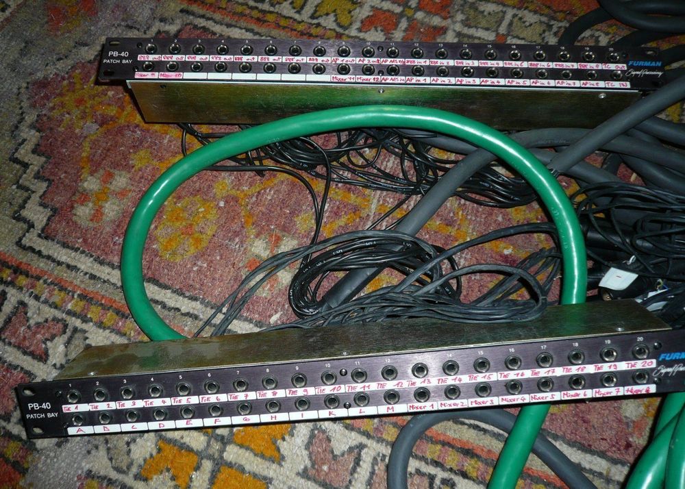 2 x Patchbay mit Multicore | Kaufen auf Ricardo