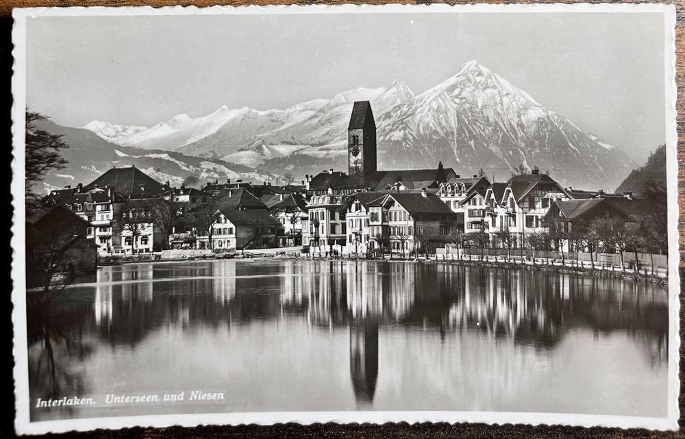AK: INTERLAKEN - UNTERSEEN UND NIESEN | Kaufen auf Ricardo