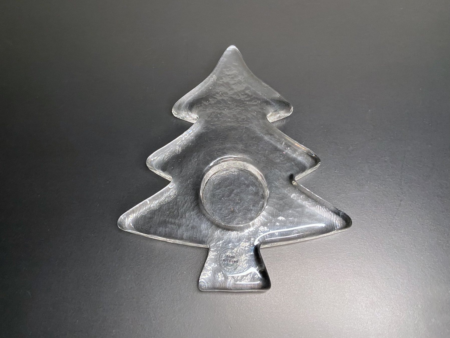 Grosser Tannenbaum Glas Teelicht 17 cm, Glasi Hergiswil (Gebraucht) in ...