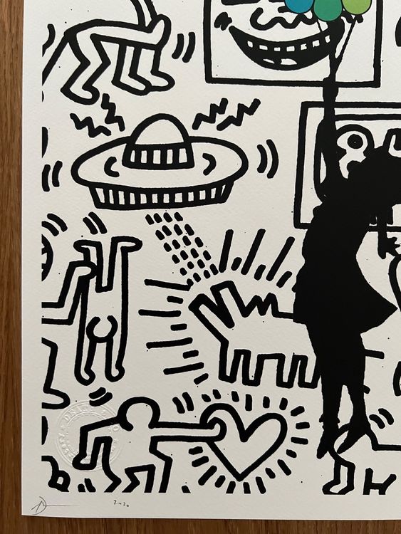 DEATH NYC « Girl With Balloon & Keith Haring » (Neu (gemäss ...