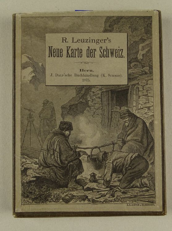 R. LEUZINGER’S NEUE KARTE DER SCHWEIZ 1875 (Gebraucht) in Grüningen für ...