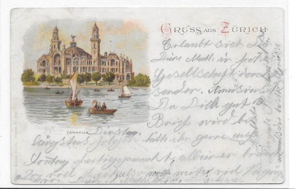 1899, Gruss aus Zürich | Kaufen auf Ricardo