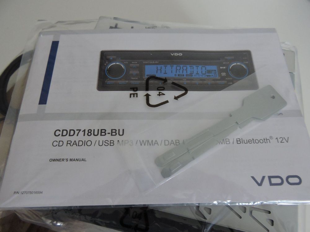 VDO Radio-CD/USB MP3/DAB+/CDD718UB-BU 12 Volt (Neu (gemäss Beschreibung)) in für CHF 22 – mit ...