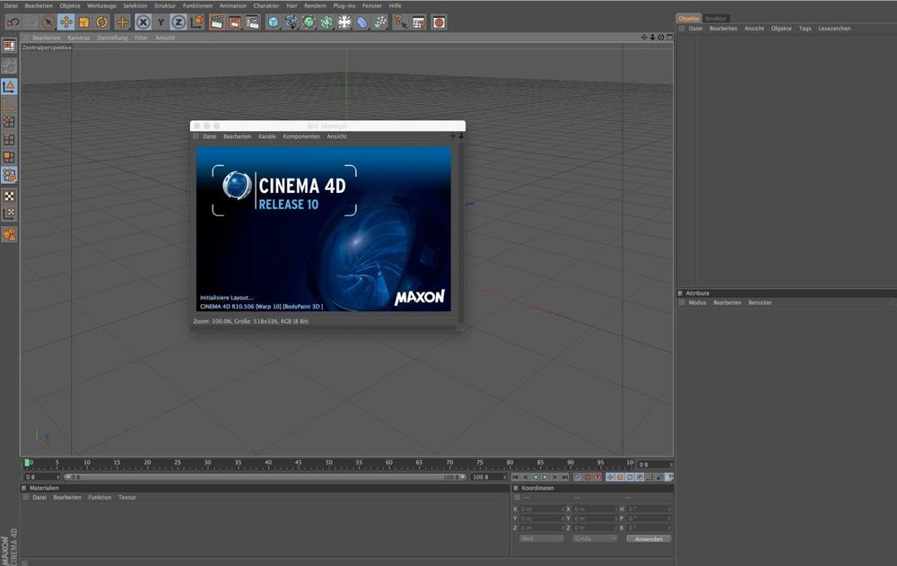 3d-Software Maxon Cinema 4D R10.5 mit 2 opt. Modulen (Gebraucht) in ...