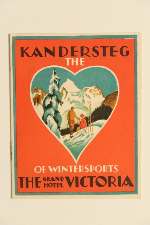 Hotel Victoria, Kandersteg. Brügger Meiringen. Brochure. (Gebraucht) in ...