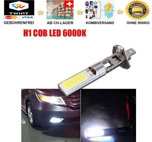 2 stück H1 COB LED 10W Xenon Nebelscheinwerfer Lampe | Kaufen auf Ricardo