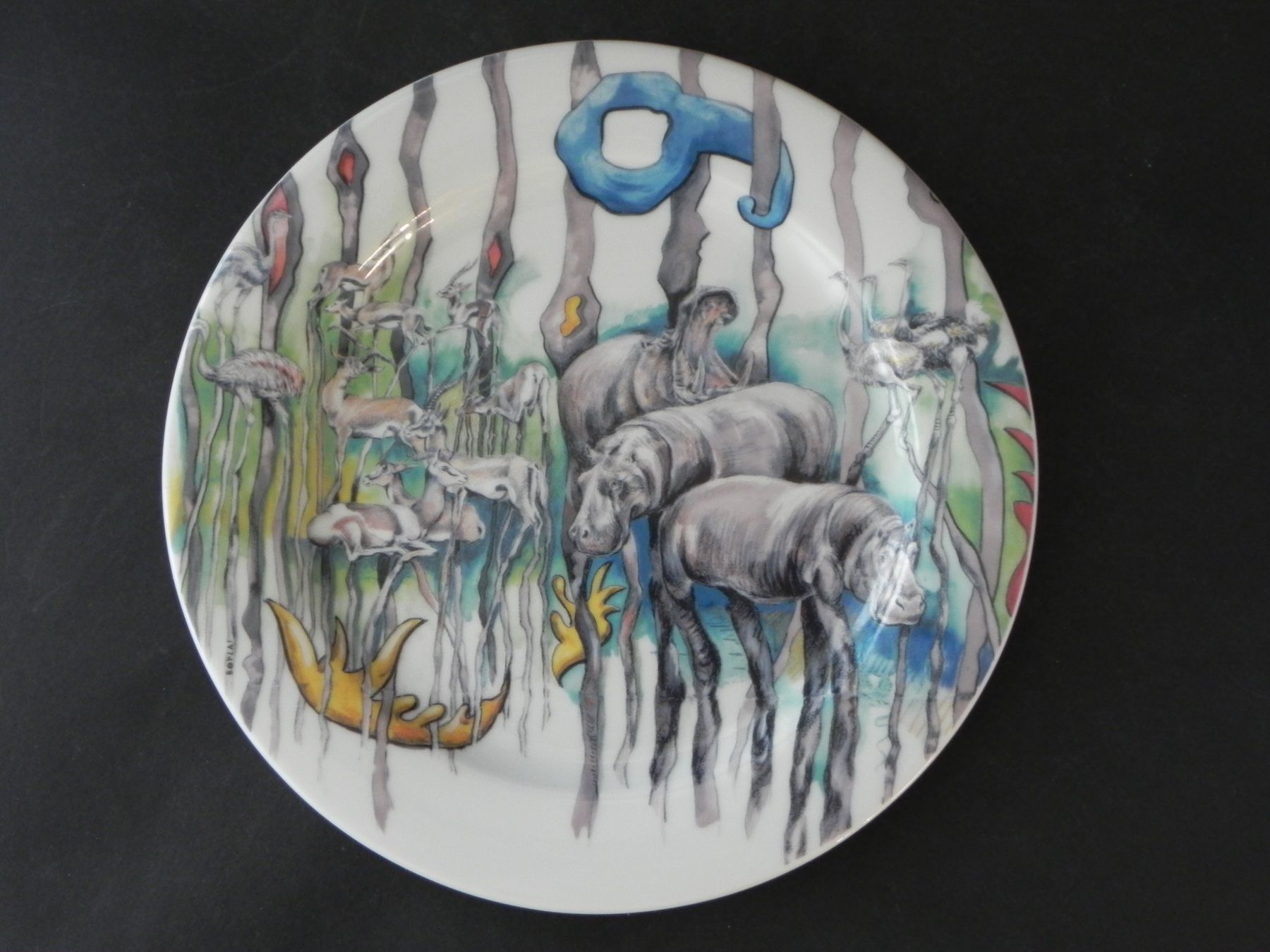 BOPLA Dessertteller ø 21 cm * KITWANA * Rolf Knie Serie (Gebraucht) in Zürich für CHF 14 – mit ...