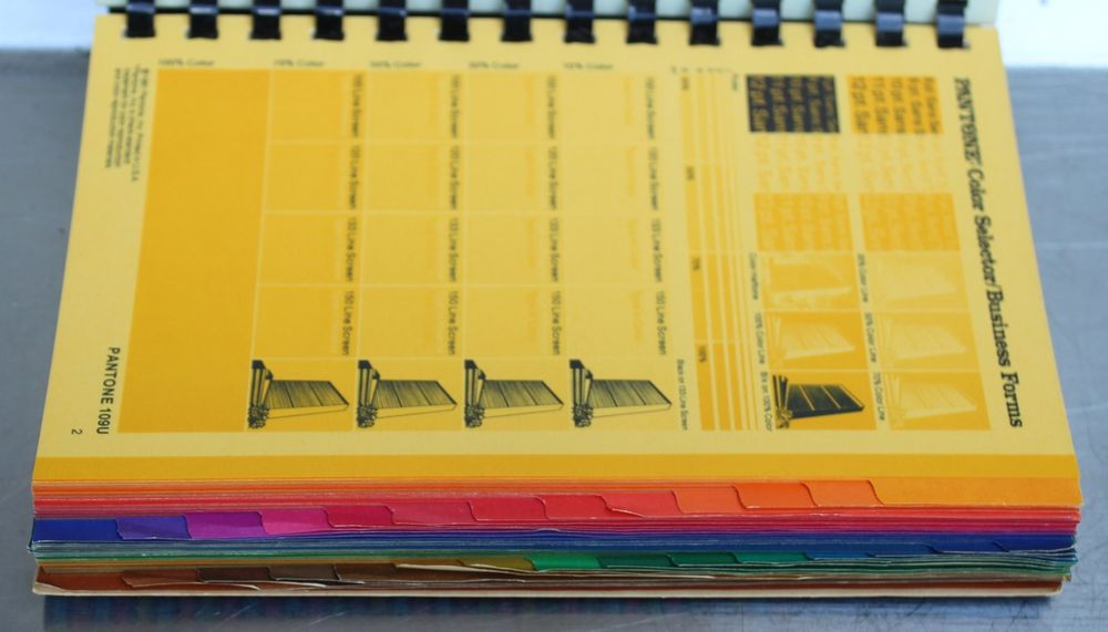 2x Pantone Color Selector Business Forms + Newsprint 1981/83 (Gebraucht ...