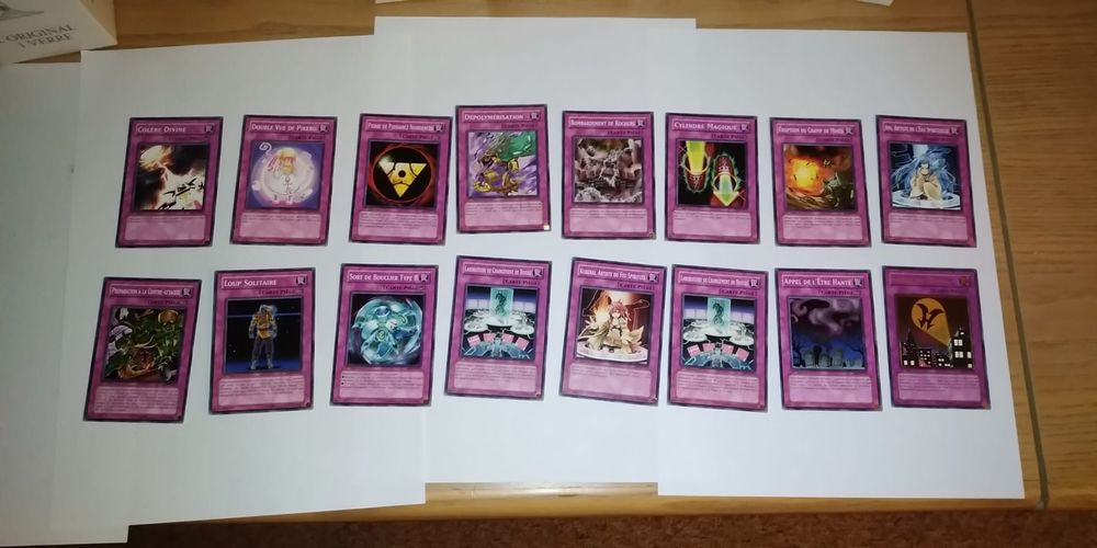 Lot de 16 cartes Yu-Gi-Oh! Piège rares 1 ère Edition (D'occasion) à ...
