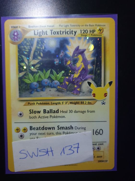 Light Toxtricity SWSH 137 Celebration HP (Gebraucht) in Rüschegg für ...