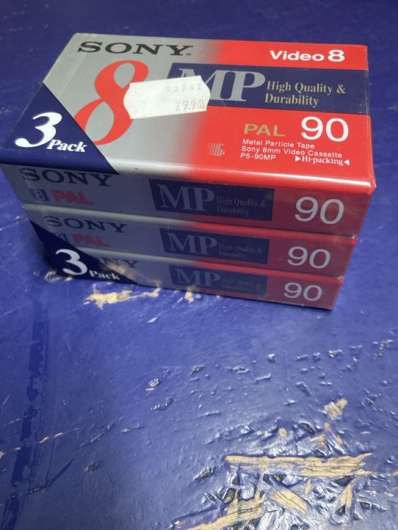 3x Sony MP 90 8 PAL (Neu und originalverpackt) in Erlenbach im ...