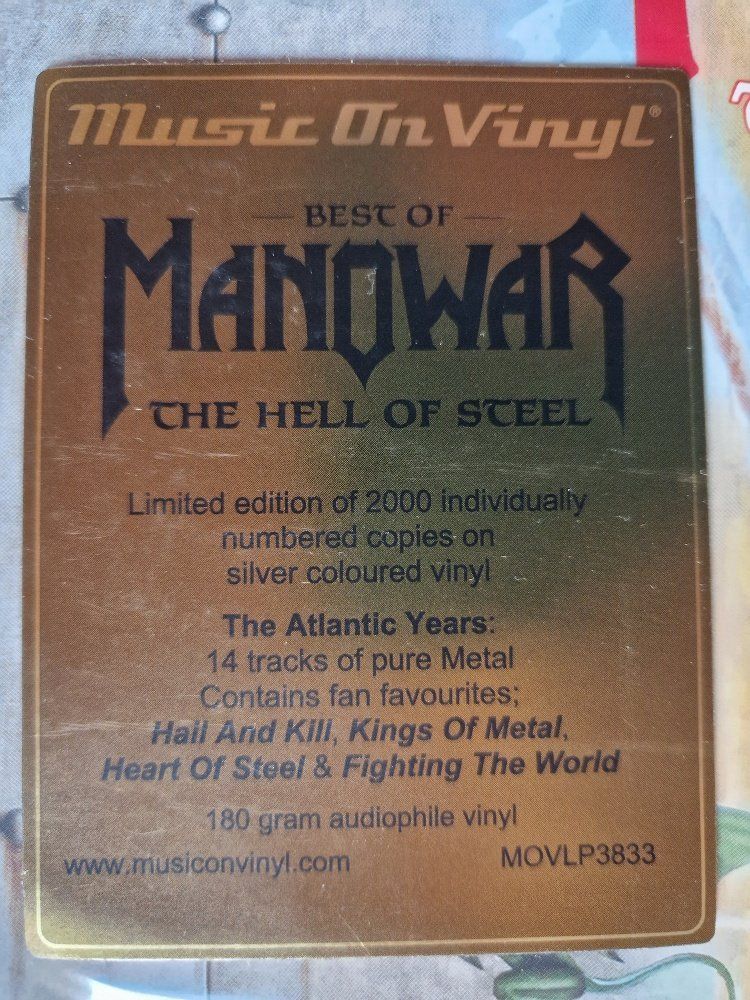 Manowar – Best Of Manowar - The Hell Of Steel - Vergriffen! (Neu und ...