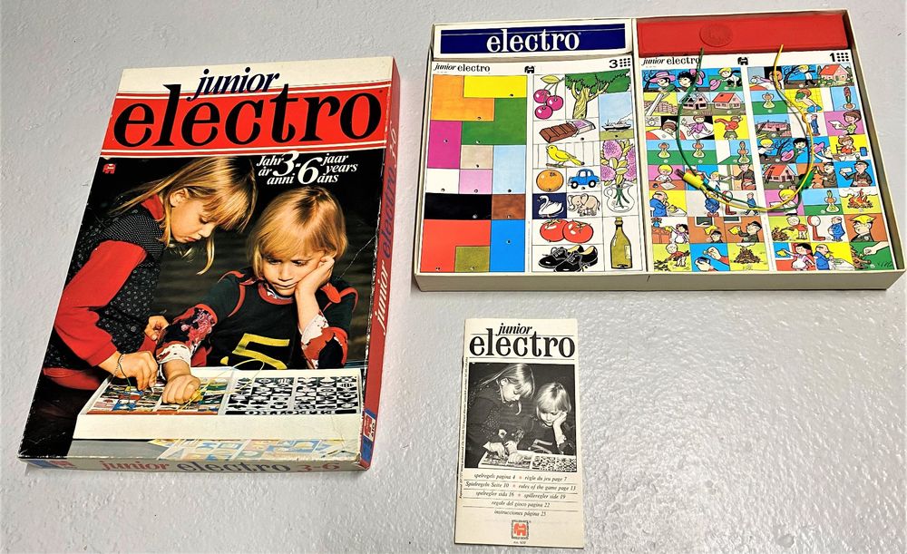 vintage Lernspiel junior electro - Jumbo 1970er (Gebraucht) in THERWIL für CHF 12 – mit ...
