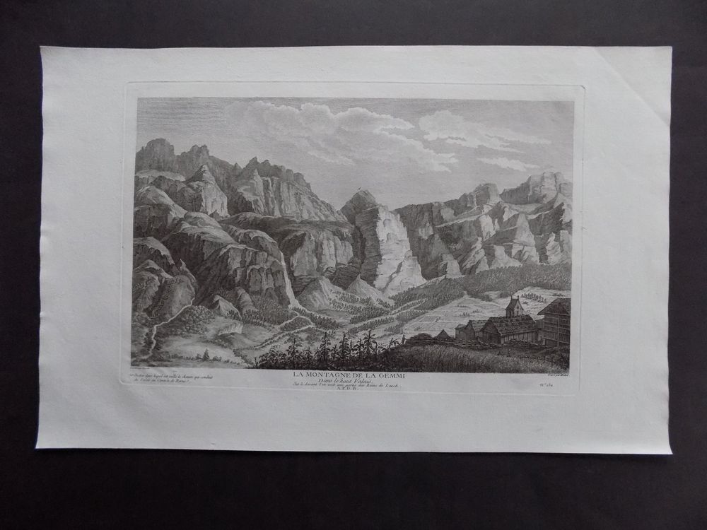 Gemmi grosser Kupferstich | Kaufen auf Ricardo