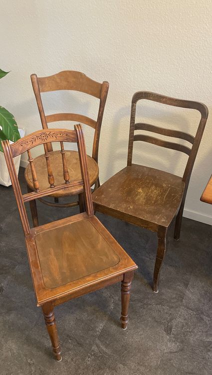 Holzstühle (Gebraucht) in Thalwil für CHF 70 – nur Abholung auf Ricardo kaufen