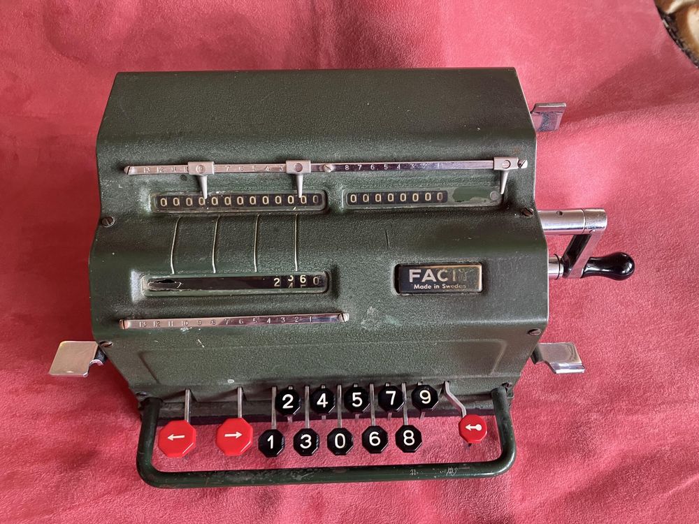Rechnungsmaschine FACIT Baujahr 1957 (Gebraucht) in Bichelsee für CHF ...