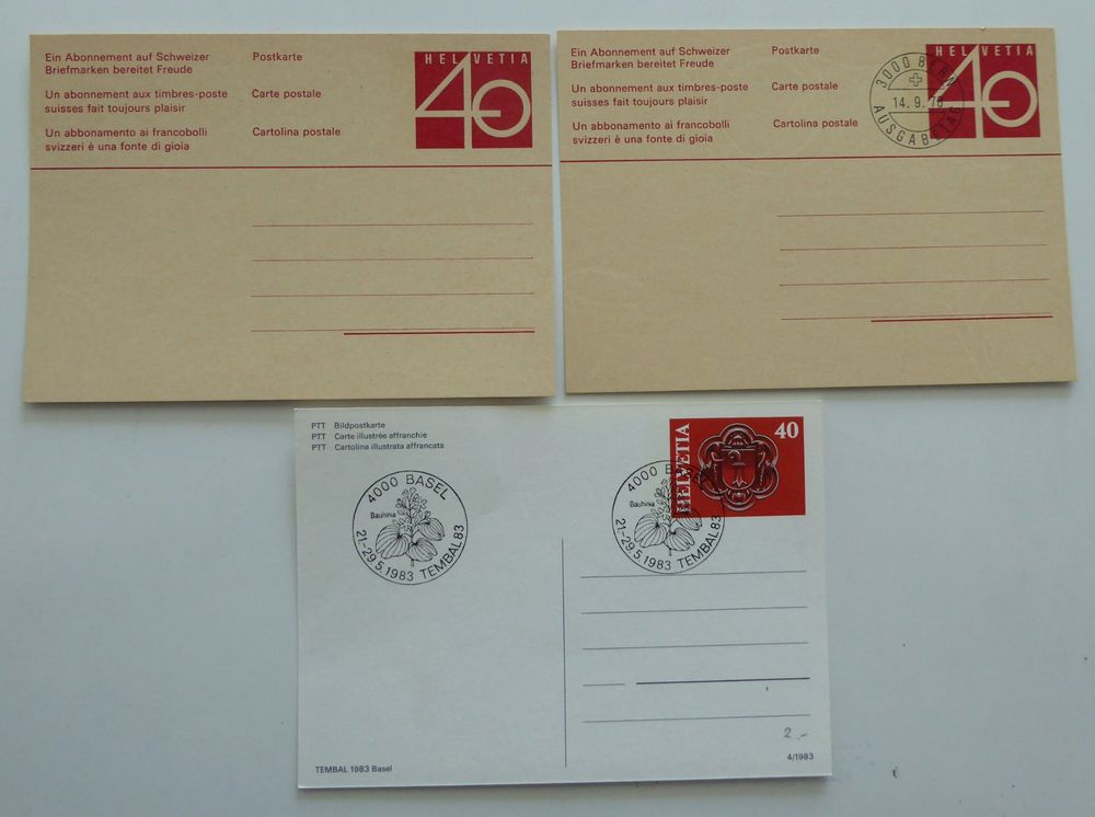 PTT Postkarte 40 Rp. 1978 postfrisch, 1.Tagstempel; Balabra (Gebraucht ...