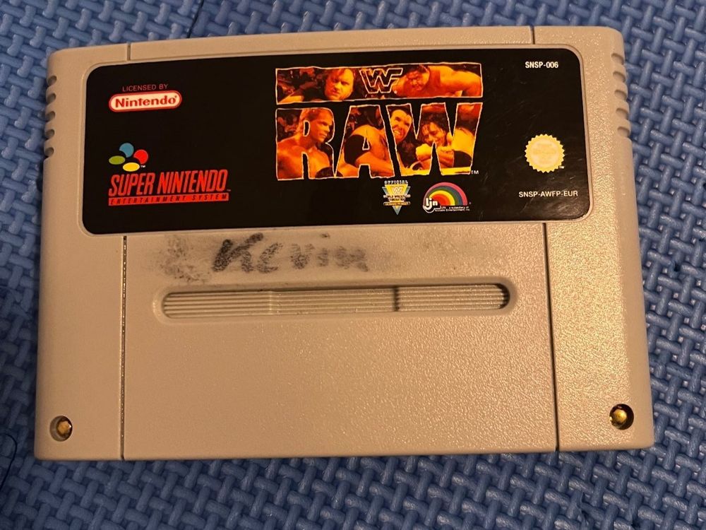 WWF Raw SNES Modul / Cartridge (SNSP-006) (Gebraucht) in Gossau SG für ...