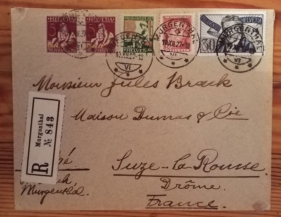 B250) 1927, Pro Juventute Satzbrief Kt. 100.- (Neu (gemäss Beschreibung)) in Baden für CHF 13 ...