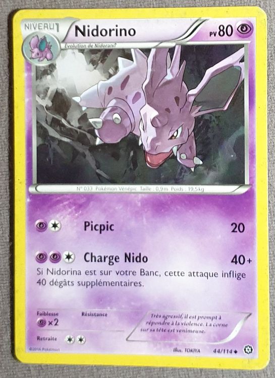 Carte Pokemon Nidorino 44/114 FR | Kaufen auf Ricardo