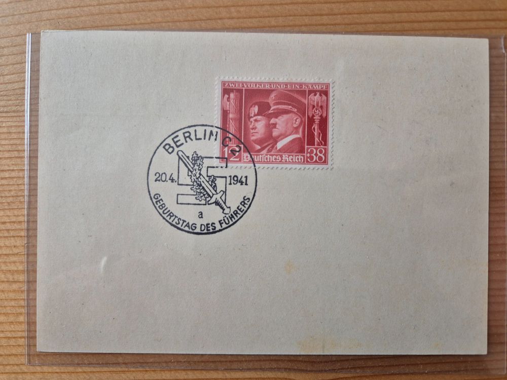 DE-Deutsches Reich Karte mit STempel 20.4.41 gem. Bilder (Gebraucht) in Oberuzwil für CHF 23 ...