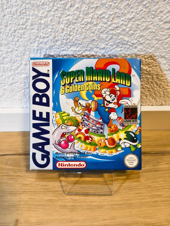 Nintendo Game Boy - Super Mario Land 2 - 6 Golden Coins OVP (Gebraucht ...