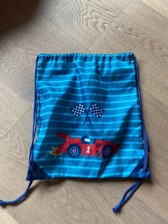 Turnsack / Turnbeutel von Die Spiegelburg mit Rennauto | Kaufen auf Ricardo