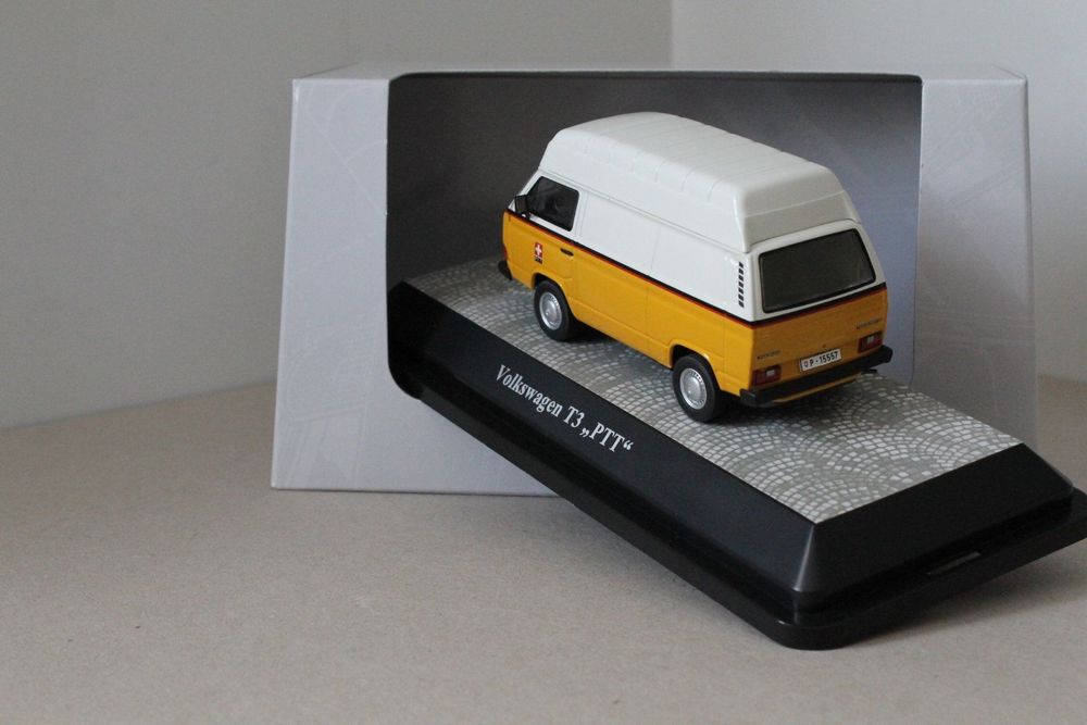 VW T3 Kastenwagen Hochdach PTT / Forgon Toit surélevé / 1:43 (Neu und ...