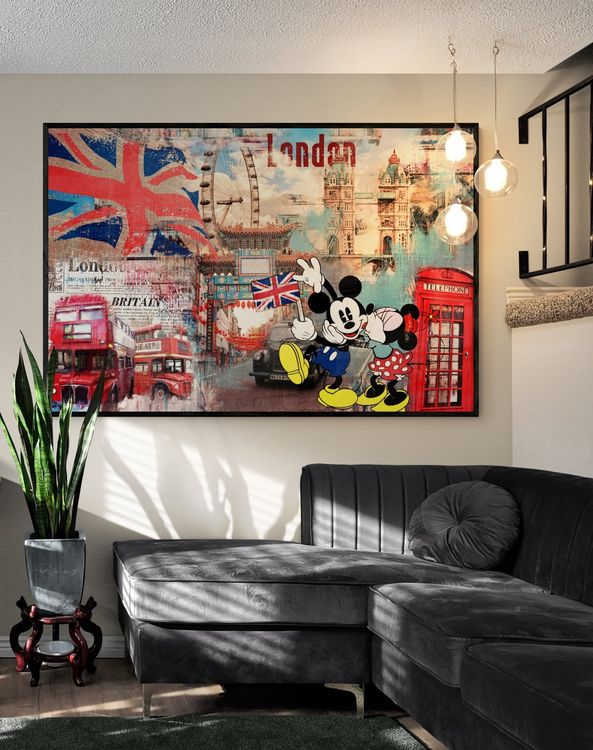 POP ART Mickey Kissing Love In London (Neu und originalverpackt) in Baar für CHF 269 – mit ...