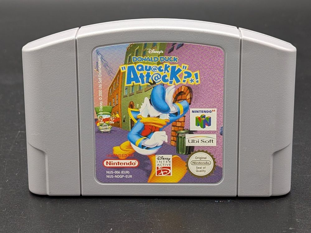 Disney Donald Duck Quack Attack N64 Nintnedo 64 (Gebraucht) in Domat ...