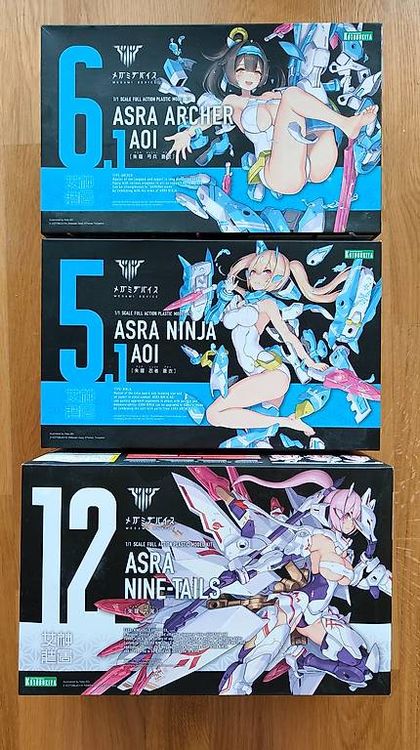Megami Device Asra Ninja AOI + Archer AOI + Nine-Tails (Neu und ...