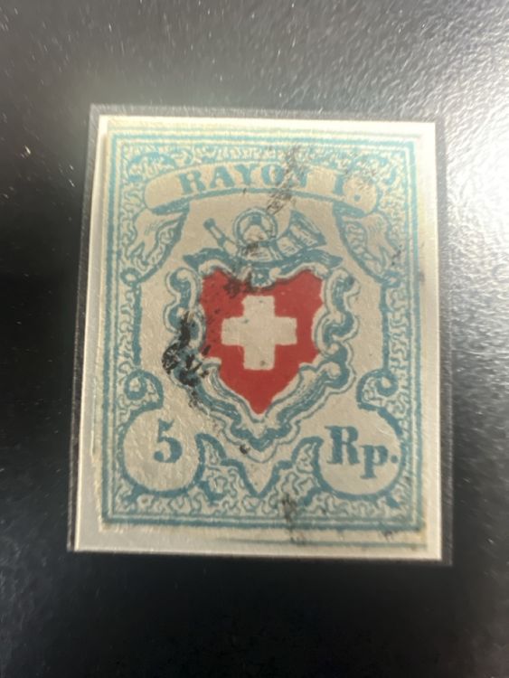 1 timbre oblitéré Rayon I selon photos (Gebraucht) in Charmey (Gruyère ...